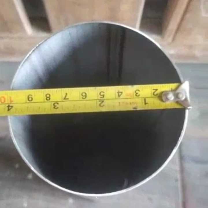 Pipa Bulat Stainless OD 10 cm 4 Inchi Panjang 150 cm Tebal 1.2mm ...