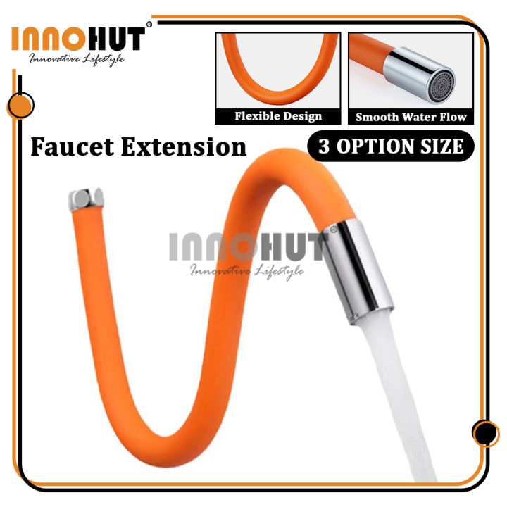 Innohut Flexible Universal Rotating Hose Water Tap Faucet Extension 360 ...