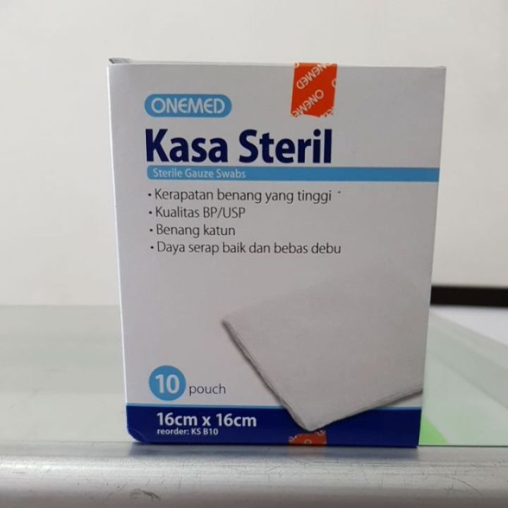 Kasa Steril Onemed 16 x 16 Kasa Sterile Onemed Kas Lipat Onemed 16x16 ...