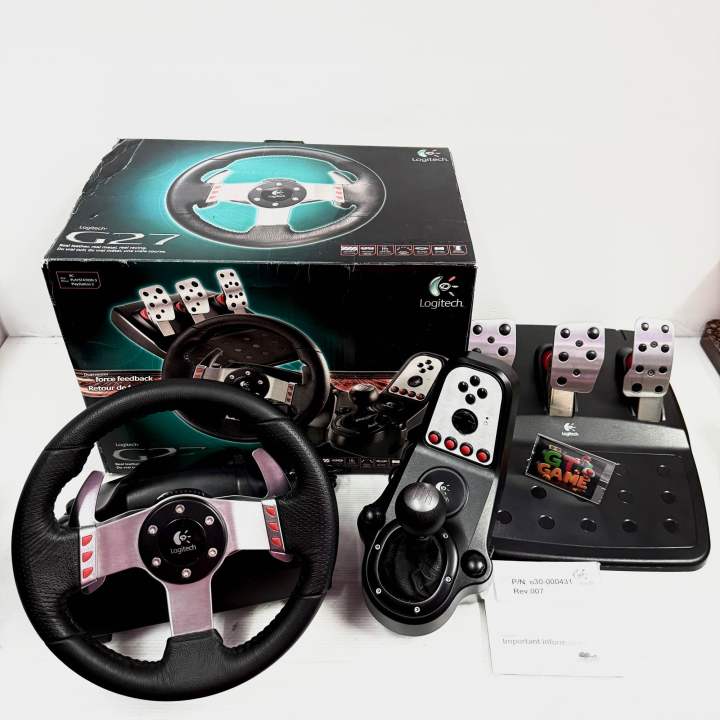 Logitech G27 Racing Wheel Boxed 95%🕹 Ps2,Ps3,Pc 🏁 Original Japan 🇯🇵 ...