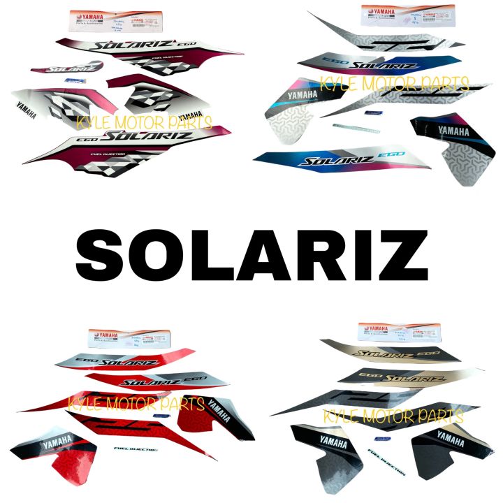 EGO SOLARIZ BODY STICKER SET ORIGINAL YAMAHA 100% | Lazada