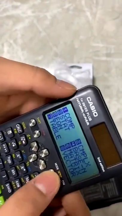 Scientific Calculator CASIO Fx-991ES plus Solar portable rechargeable ...