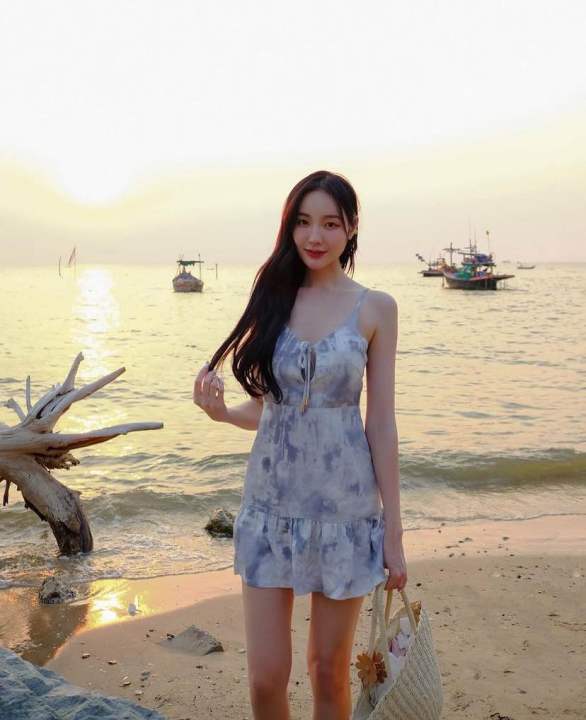 LIBBY BLUE MINI DRESS | Lazada.co.th