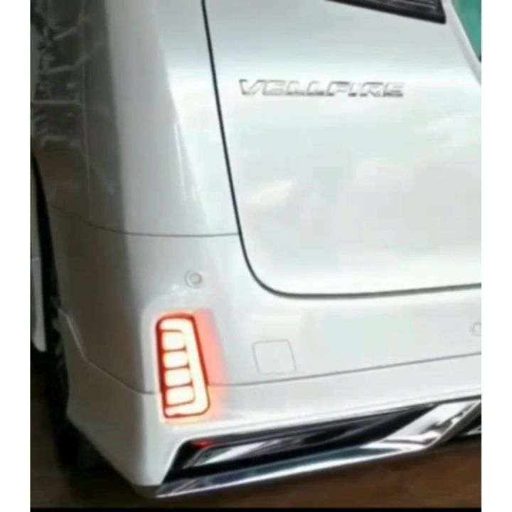 TOYOTA ALPHARD VELLFIRE 2015-2019 ANH30 AHG30 UNNING REAR BUMPER ...