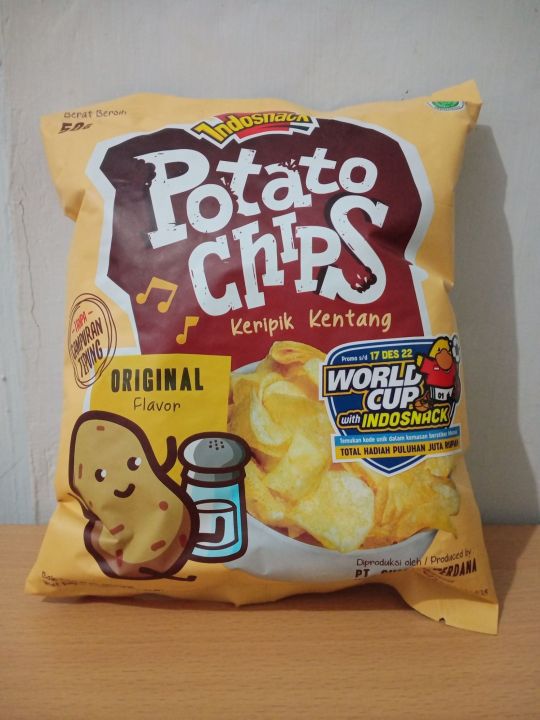 Indosnack Potato Chips Keripik Kentang Rasa Original 50g | Lazada Indonesia