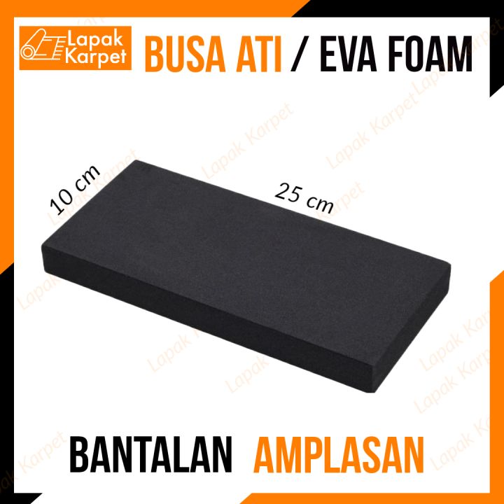 Bantalan Busa Acian Semen 10x25 cm / Busa Ati Tebal 2 cm dan 3 cm, Busa ...