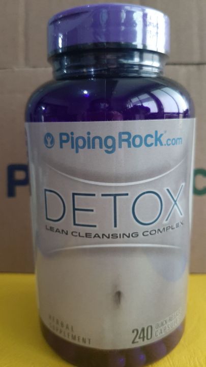 DETOX Lean Cleansing Complex 240 Capsules with Dandelion Psyllium ...
