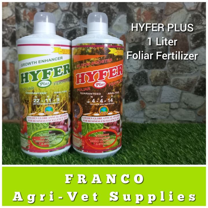 Hyfer Plus Foliar Fertilizer ( Growth Enhancer / Bloom Booster ) 1 ...