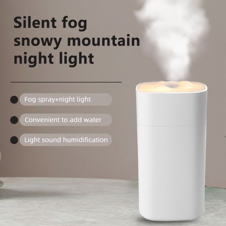 Mini Night Light Humidifier Mute Vehicle Home Dedroom Office Desktop ...