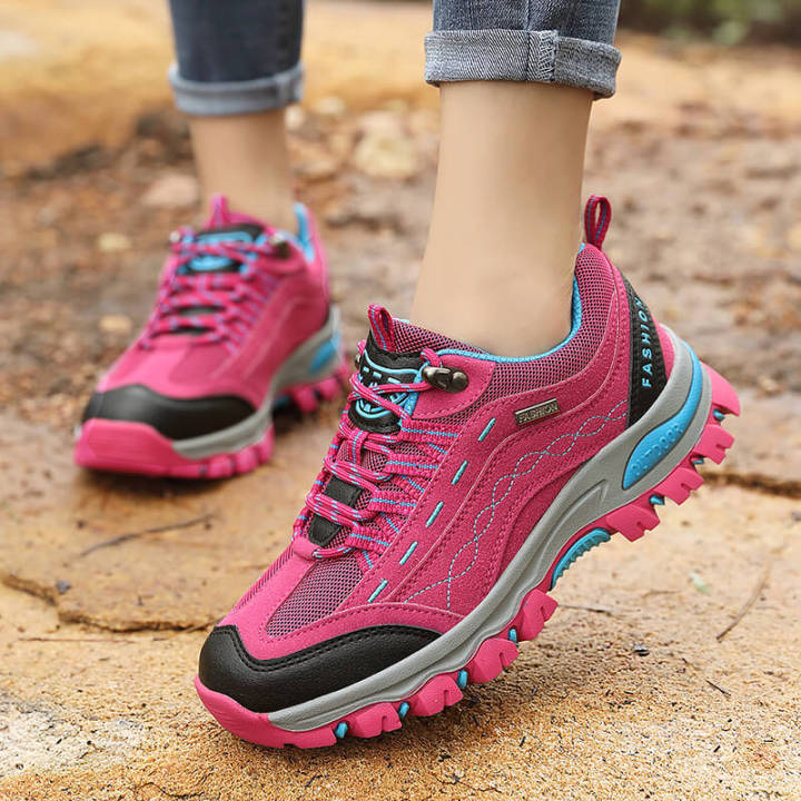 ＜1211＞Women's Hiking Shoes Waterproof Non Slip Wear-Resistant Casual ...