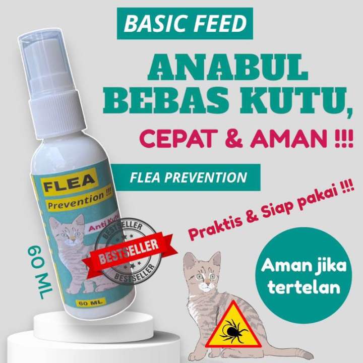 Pembasmi dan Pencegah Kutu Kucing FLEA PREVENTION SPRAY ANTI KUTU Obat ...