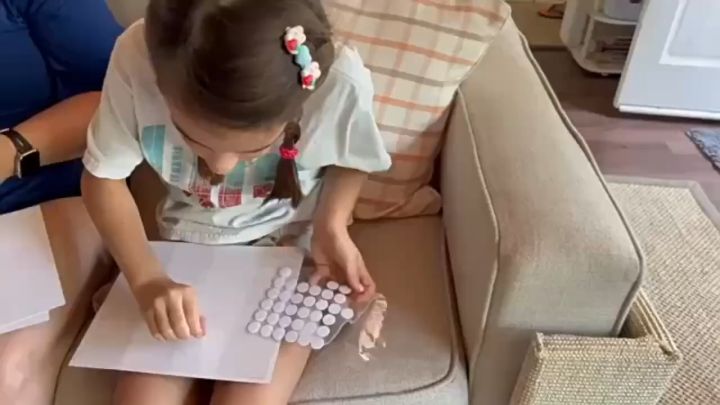 Kids Visual Schedule Calendar with 70 Pieces Dots Routine Cards Visual ...