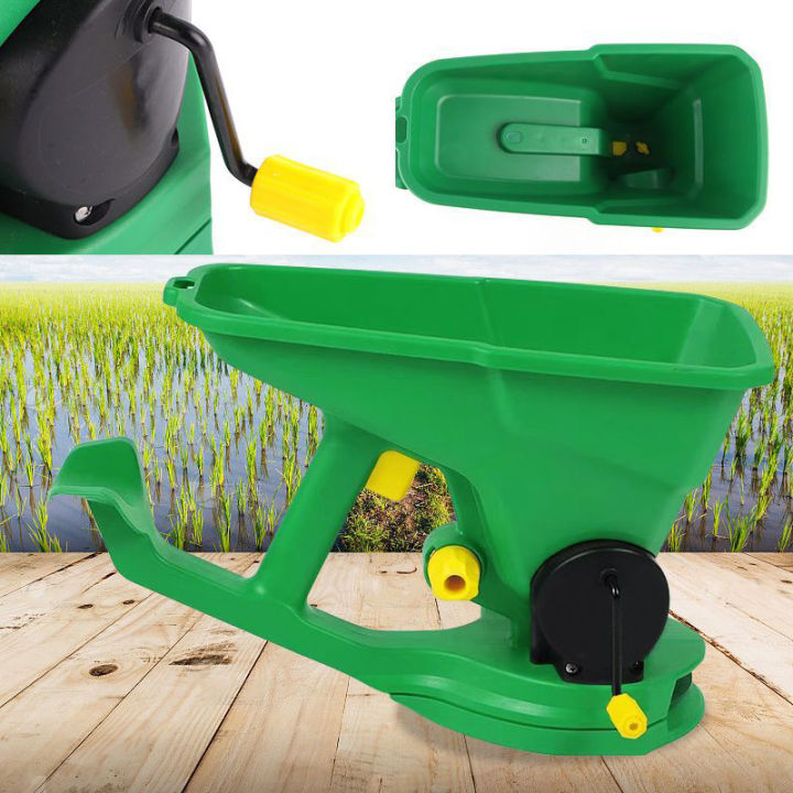 Handheld Shake Spreader Dispenser Portable Manual Seeder Dispenser Lawn Field Fertilizer ...