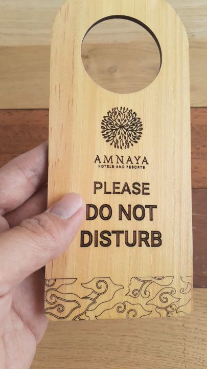Do Not Disturb Door Sign | Door Sign Hanger Hotel Custom Logo | Sign ...