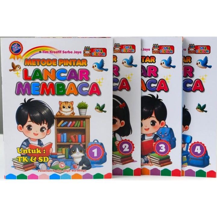 Buku Anak Metode Pintar Lancar Membaca untuk TK SD Full Color Serba ...