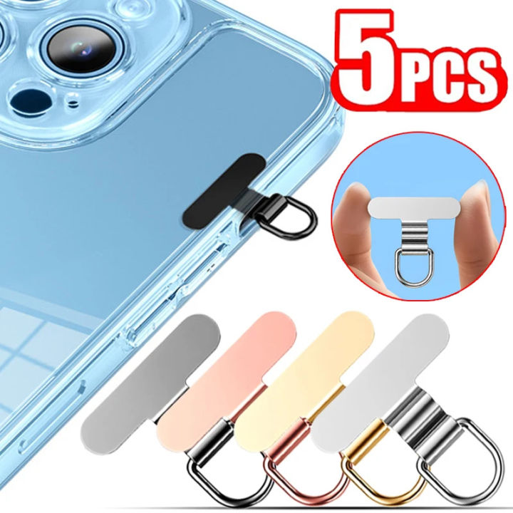 Universal Mobile Phone Lanyard Patch Ultra Thin Mini Metal Tether Tabs ...