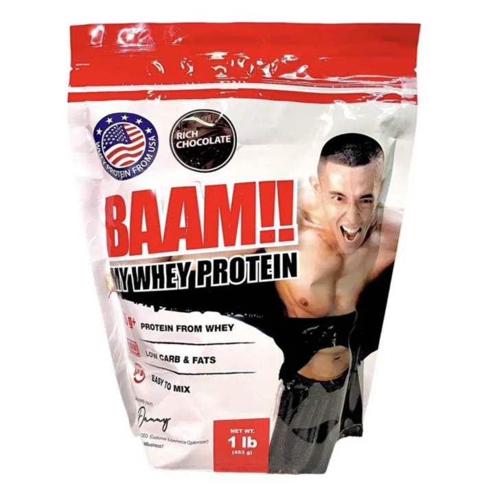 BAAM MY WHEY PROTEIN 1 LB เวย์โปรตีน เพิ่มกล้ามเนื้อ ลดไขมัน | Lazada.co.th