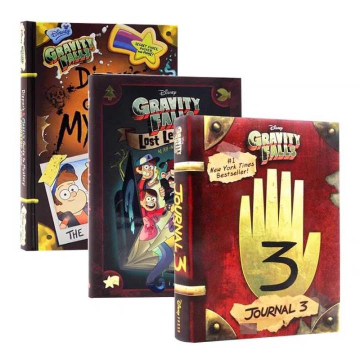 Gravity Falls : Journal 3 / Lost Legends, 3 Books Set By Alex Hirsch ...