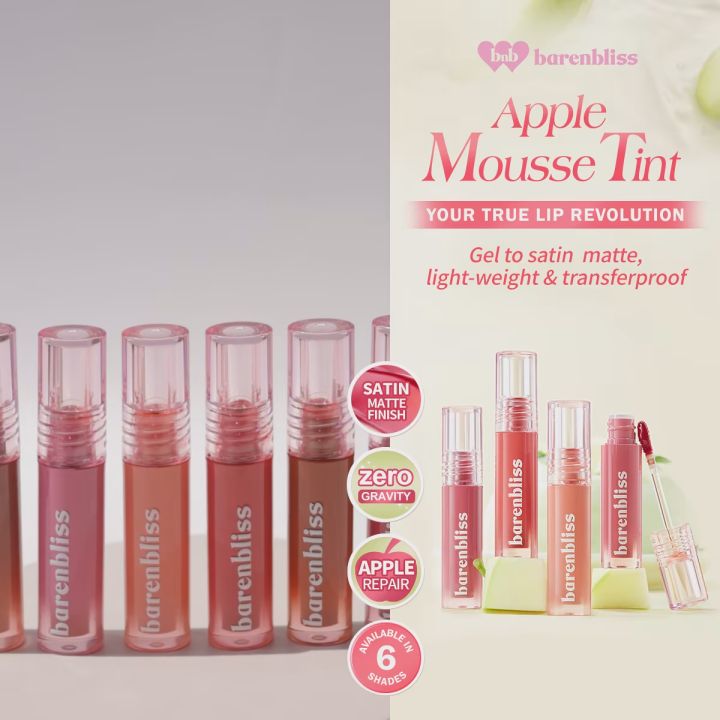 【MUST HAVE】BNB barenbliss Ombre Apple Makes Adorable Mousse Tint ... 【MUST HAVE】BNB barenbliss Ombre Apple Makes Adorable Mousse Tint ...