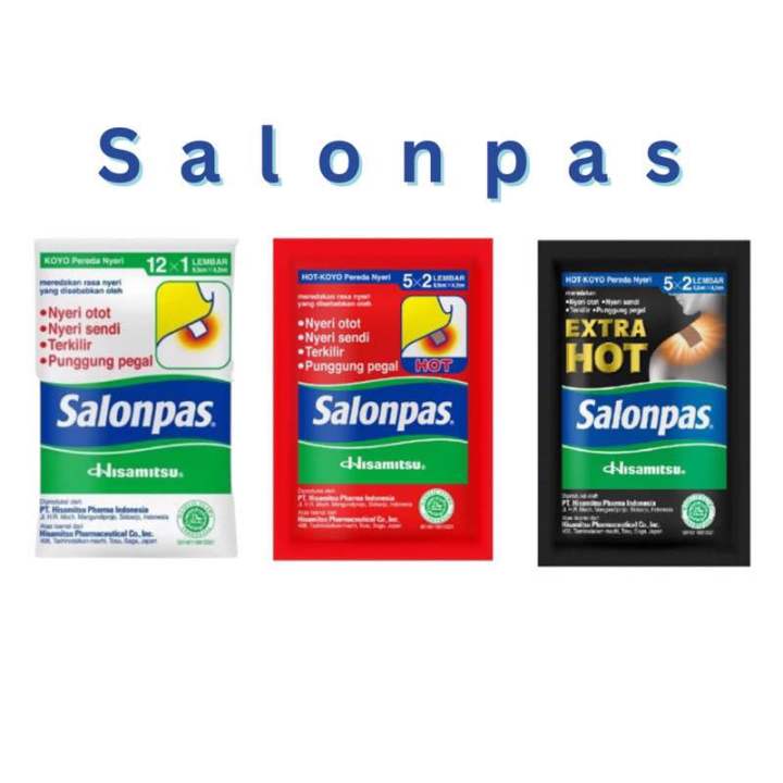 SALONPAS HISAMITSU MEDICATED PLASTER Original From Indonesia | Lazada PH