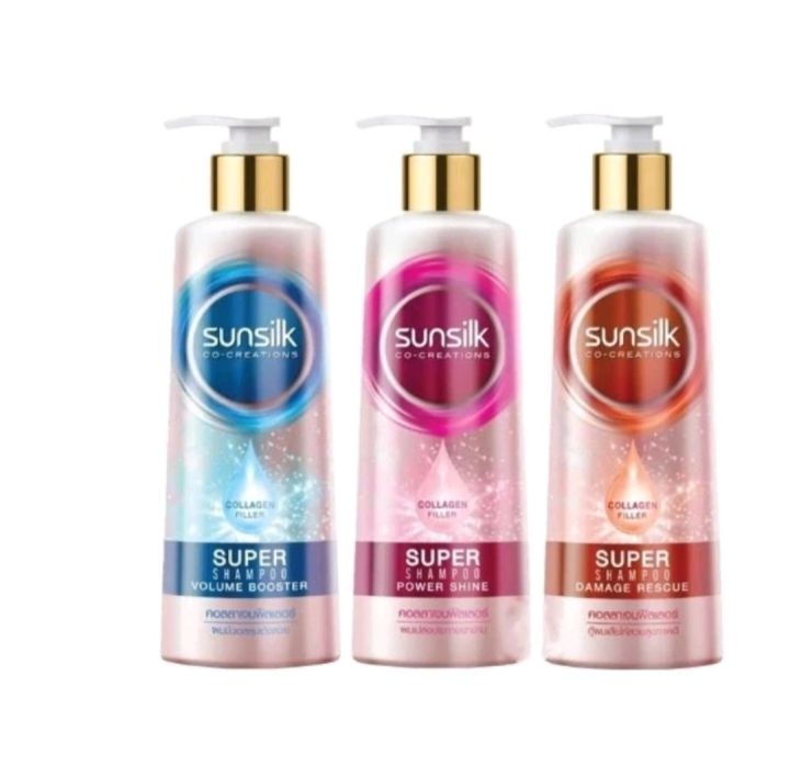 Sunsilk new edition 1st collagen shampoo for instant glossy shiny hair ...