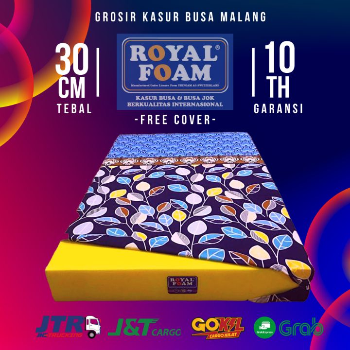 Kasur Busa Royal Foam D16 Tebal 30cm Garansi 10th Super Yellow Matras Murah Single Double Vakum ...