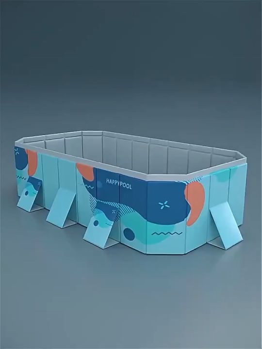Non Inflatable No Airpump Required Swimming Pool For Family Foldable ...