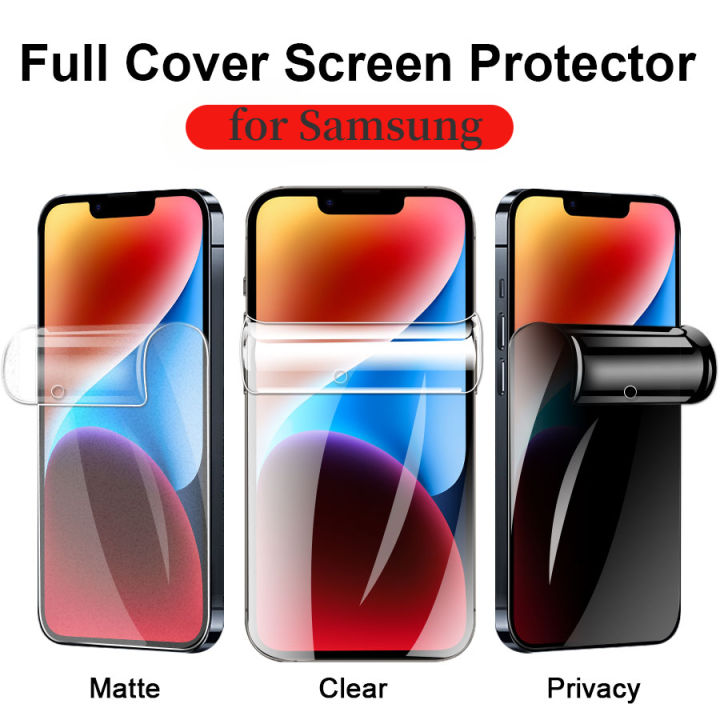 Samsung Galaxy S24 S23 S22 S21 S20 S10 S9 S8 Ultra Plus FE Note 8 9 10 20 Plus Matte Privacy ...