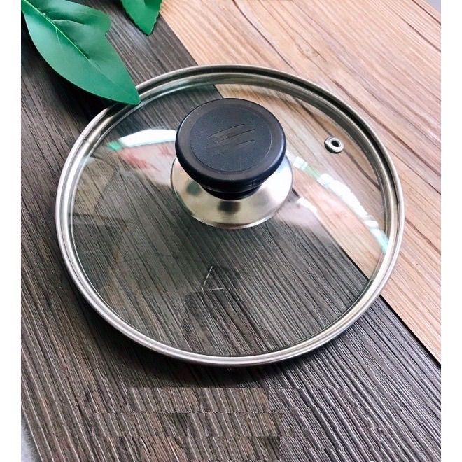 🍓 20cm/24cm/26cm/28cm/30cm/Tempered Glass Pan wok Glass Lid Pan wok ...