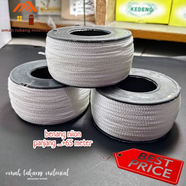 Benang nilon 1pcs 65 meter benang bangunan rol jumbo | Lazada Indonesia