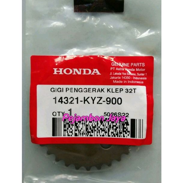 14321KYZ900 GIGI PENGGERAK KLEP 32T | Lazada Indonesia