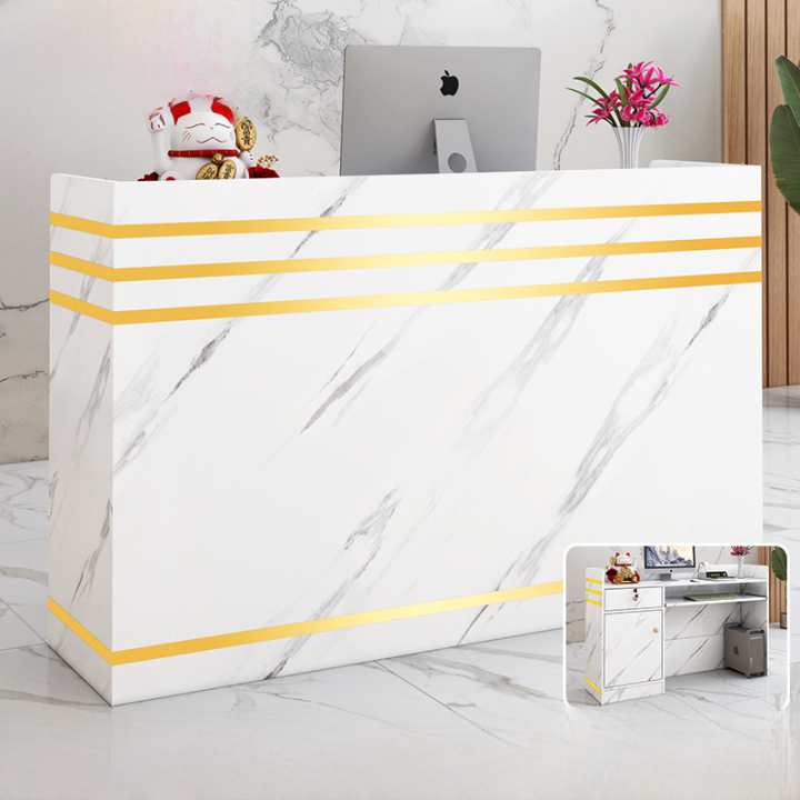 Cashier Shop Counter Length 60/80/100/120cm Convenience Store Beauty ...