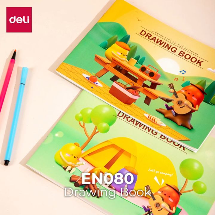 Deli Buku Gambar / Drawing Book 20 Lembar EN080 | Lazada Indonesia