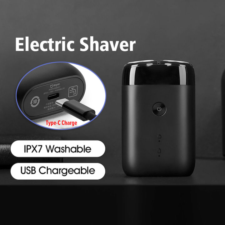 Xiaomi Mijia Mi Electric Shaver S100 Dual Float Blade IPX7 WaterProof ...