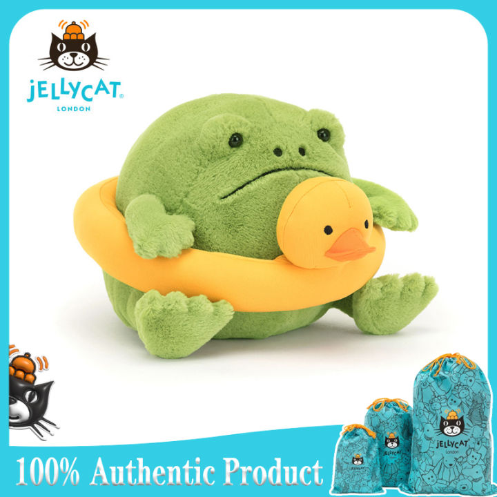 Jellycat Ricky Rain Frog Plush Holding Swim Ring Birthday Present | Lazada