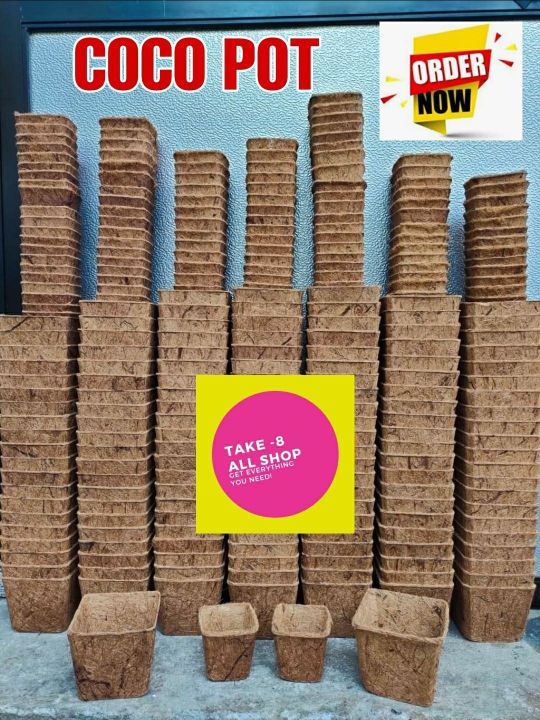 COCO PLANT POTS Eco Friendly & Biodegradable Pots | Lazada PH