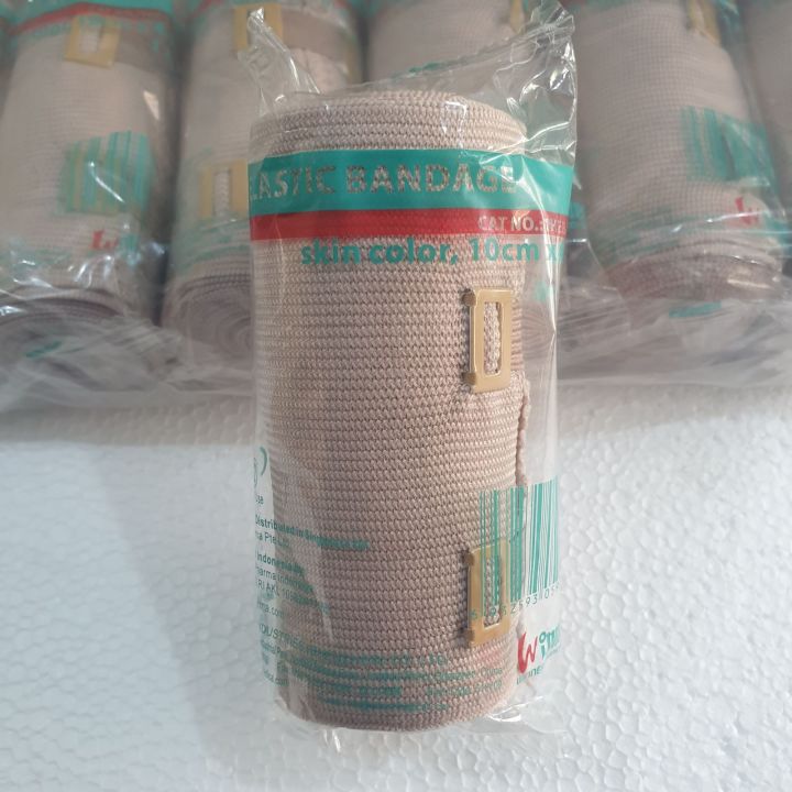 Perban Elastis Kaki Tangan Lutut 10cm x 4.5m Elastic Bandage Perban ...