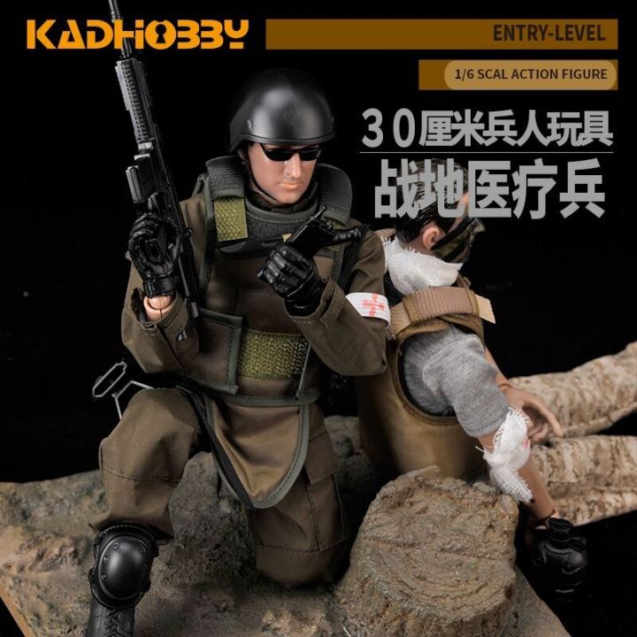 World War II Military Police Soldier Doll Soldier Toy Movable Joint ...