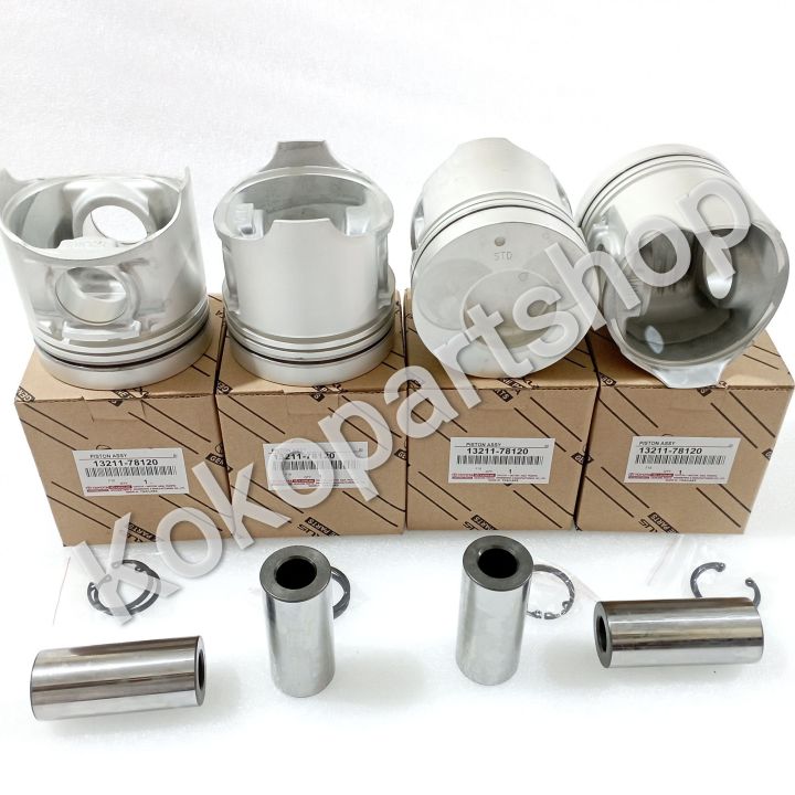 Piston assy Dyna Dutro 125ht Ht125 1set standar | Lazada Indonesia