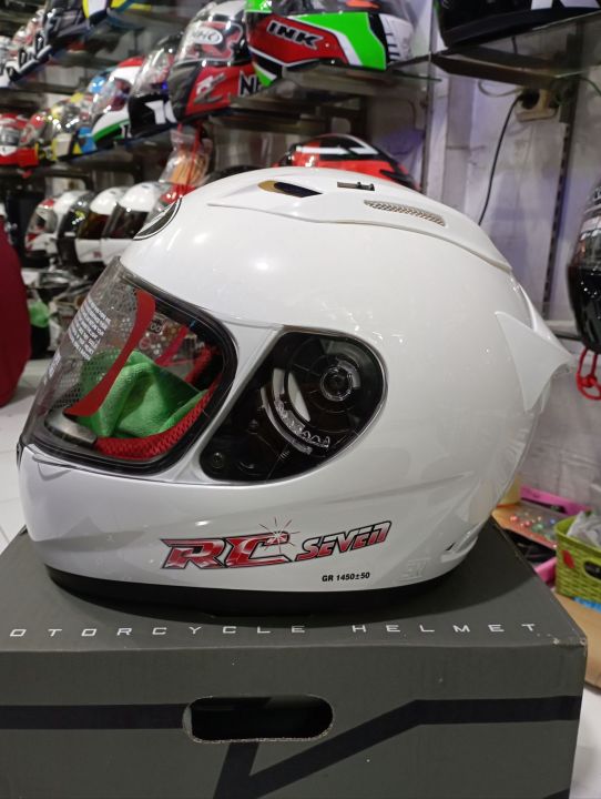 KYT RC7 FULLFACE SOLID STANDART ORIGINAL SNI DOT HELM | Lazada Indonesia