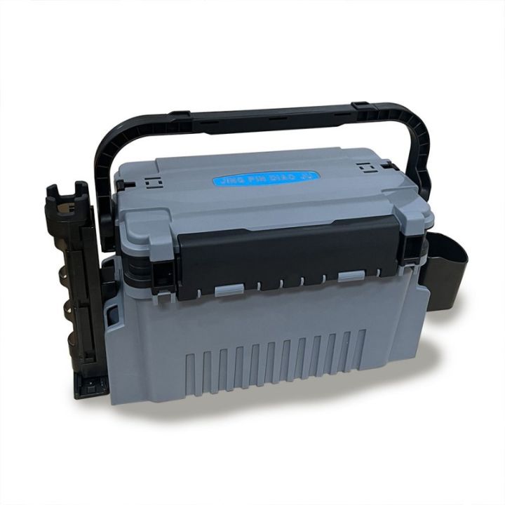 Multi-Functional กลางแจ้งกล่องตกปลาแบบพกพากล่องเหยื่อสถานีสตูลผู้ถือ ...