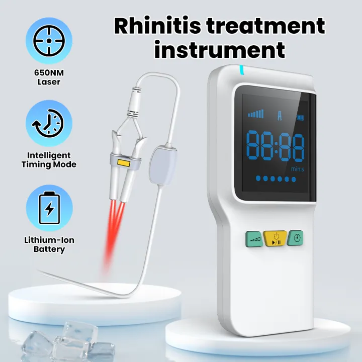 Medical Grade Rhinitis Treatment 650nm Red Light Nasal Laser Physical ...