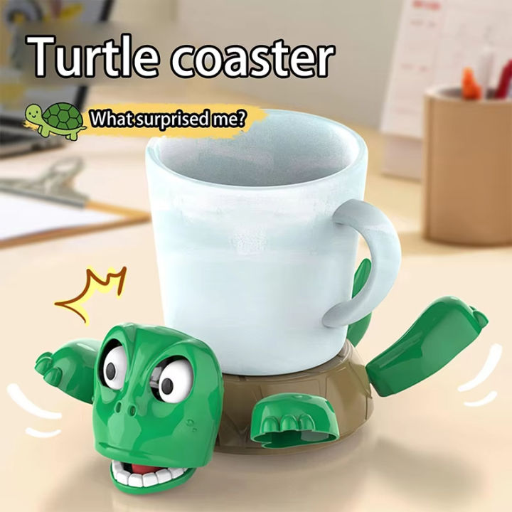 Aitemay Funny Turtle Coaster 3D Printed Cup Mat Plastic Cute Cartoon ...