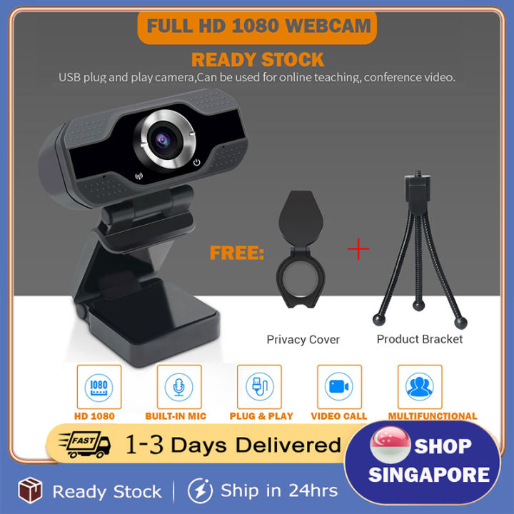 1080P/4k Webcam,HD Autofocus Webcam with Microphone,Adjustable Light ...
