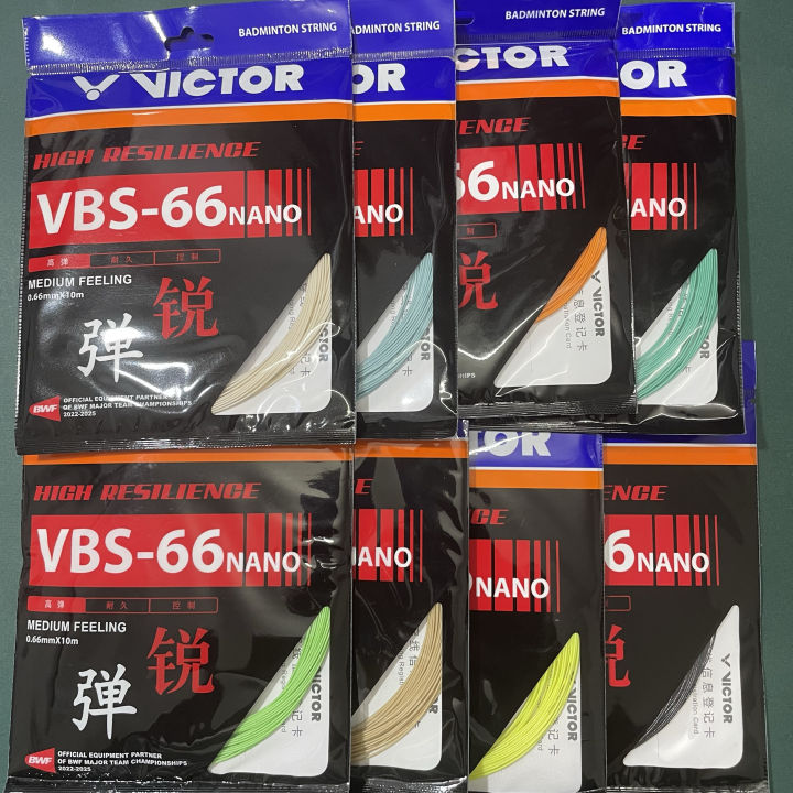 Victor High Elastic Badminton String VBS-66N Weave Durable Net String ...