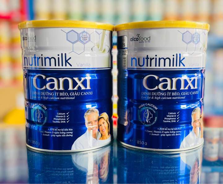 [Combo 2 Lon] Sữa Bột Nutrimilk Canxi, Bổ sung canxi Phòng ngừa tiểu ...