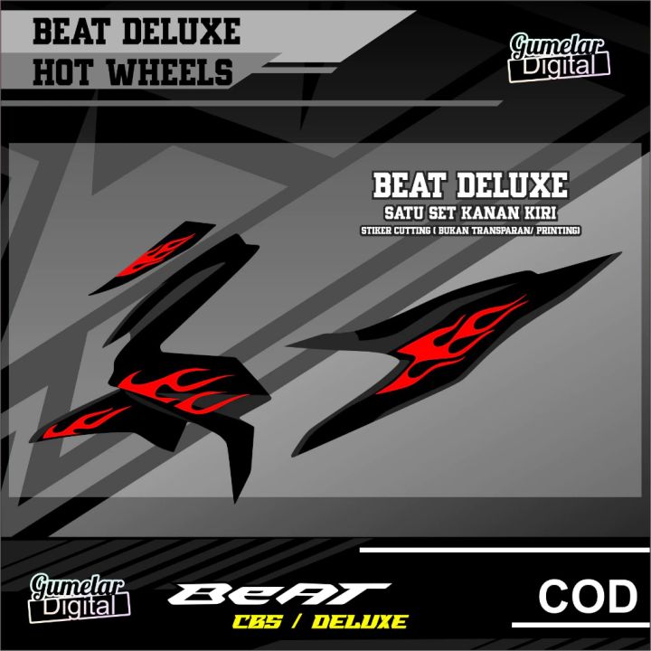 CUTTING STIKER STRIPING BEAT DELUXE BEAT STREET DESIGN API HOT WHEELS ...