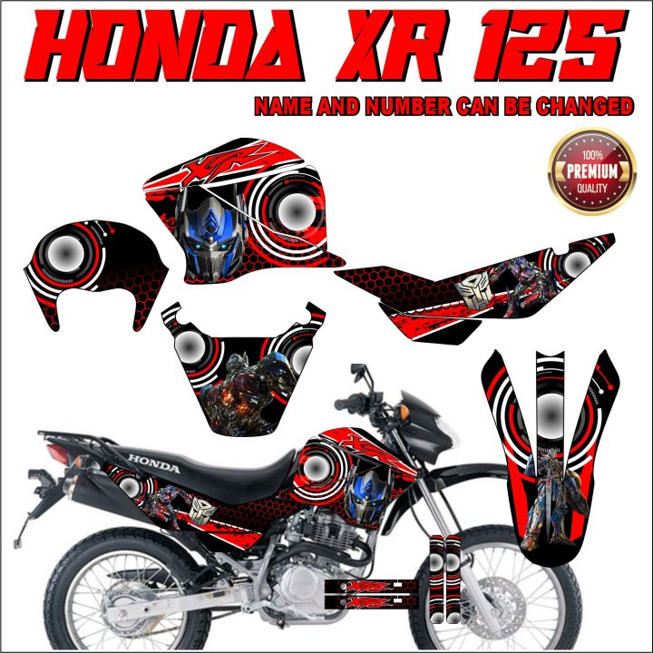 Honda xr 125 decals sticker, Laminated | Lazada PH