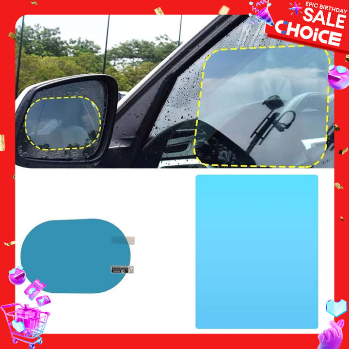 New Rainproof Film Sticker Car Rearview Mirror protective Rain Proof ...