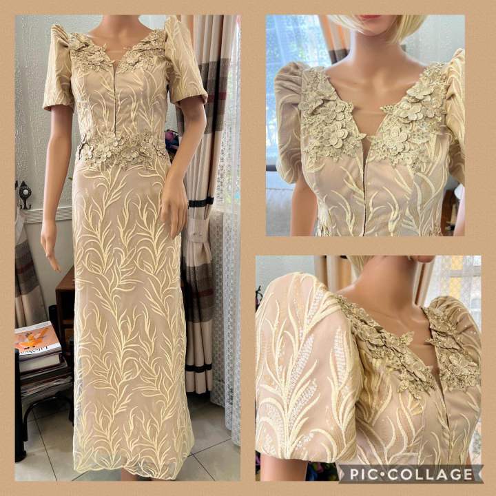 MODERN FILIPINIANA GOWN | Lazada PH